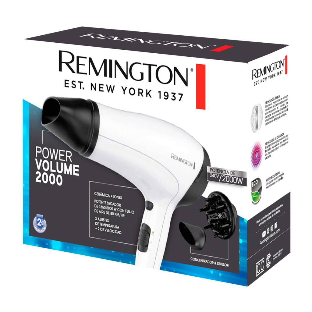 Secador Remington Power Volumen 2000 – Remington Argentina