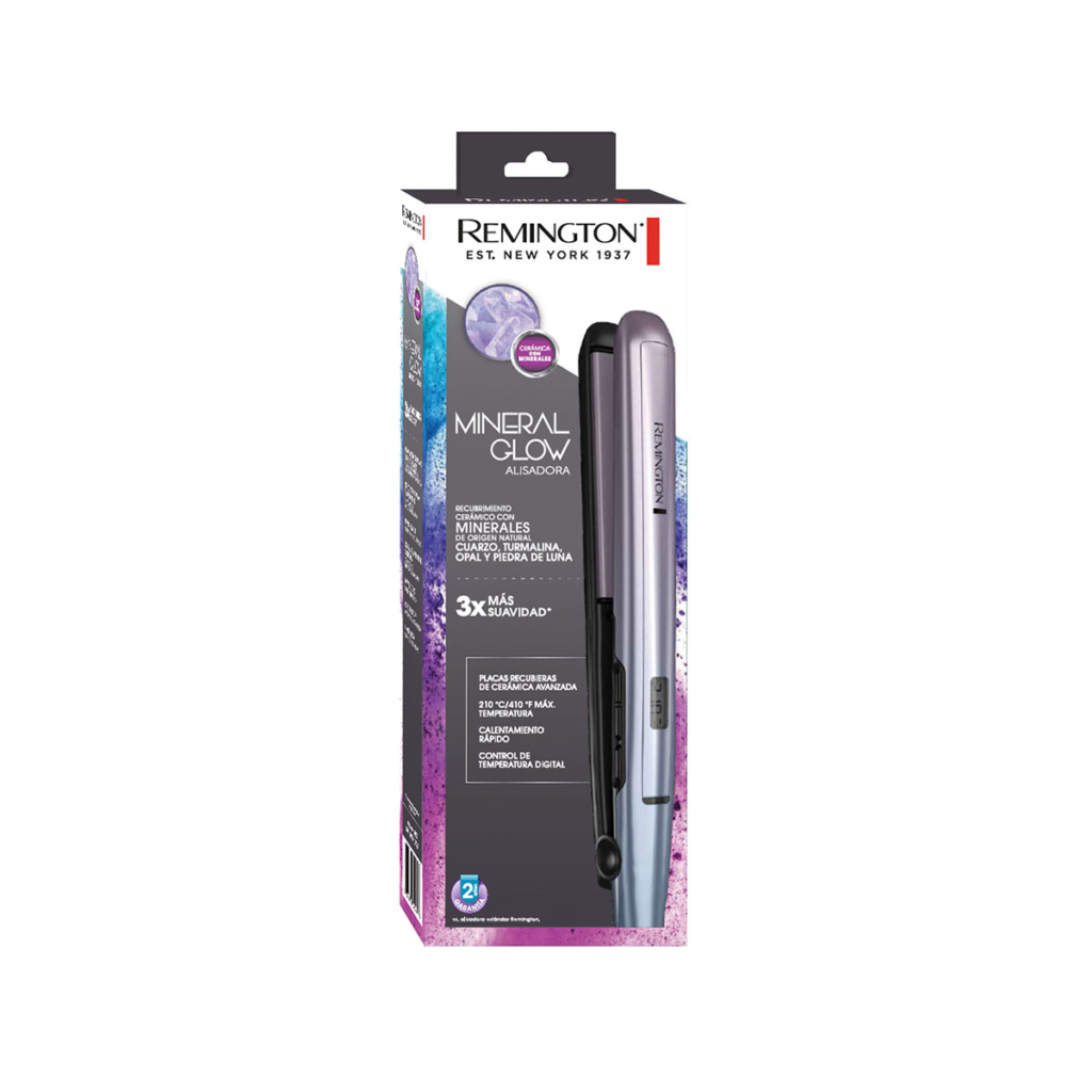 Plancha Alisadora Remington Mineral Glow – Remington Colombia