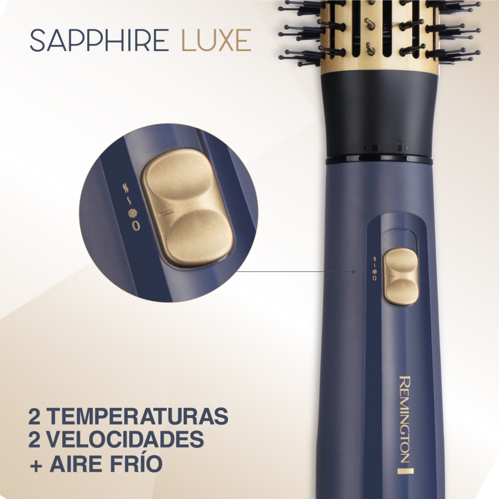 Cepillo de aire y multiestilizador Remington Sapphire Luxe – Remington ...